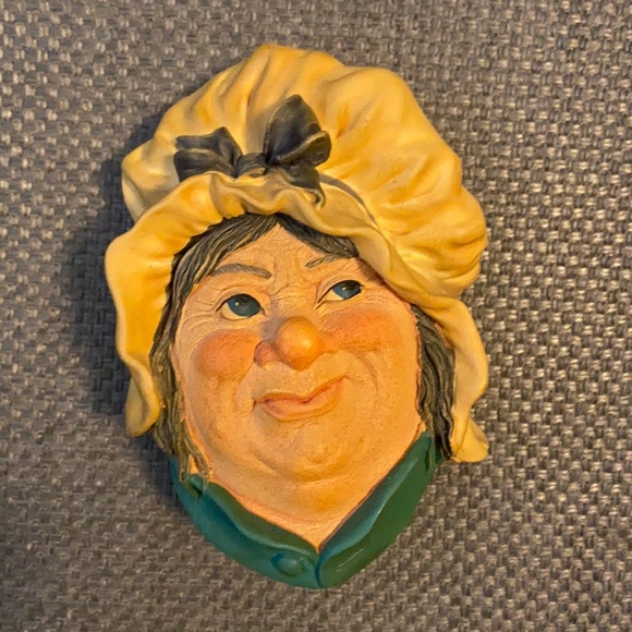Accents | Bossons Vintage Sarah Gamp Chalkware Head | Poshmark
